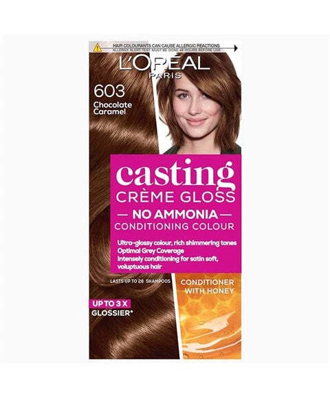 LOREAL PARIS CASTING Creme Gloss Conditioning Color 603 Chocolate ...