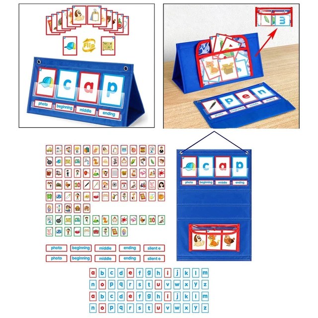 WORD BUILDING CHART Words Phonics Games Educational Charts £21.31 ...