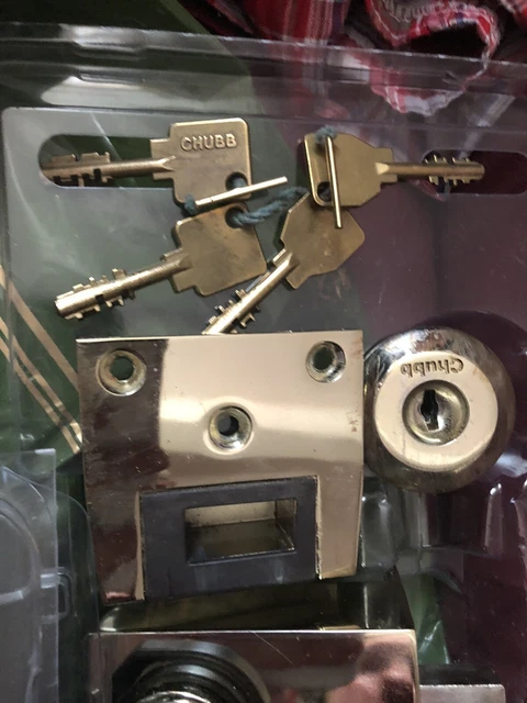 CHUBB BS3621 RIM Lock Brass 60MM (V-4L67E-B-PL) £104.68 - PicClick UK