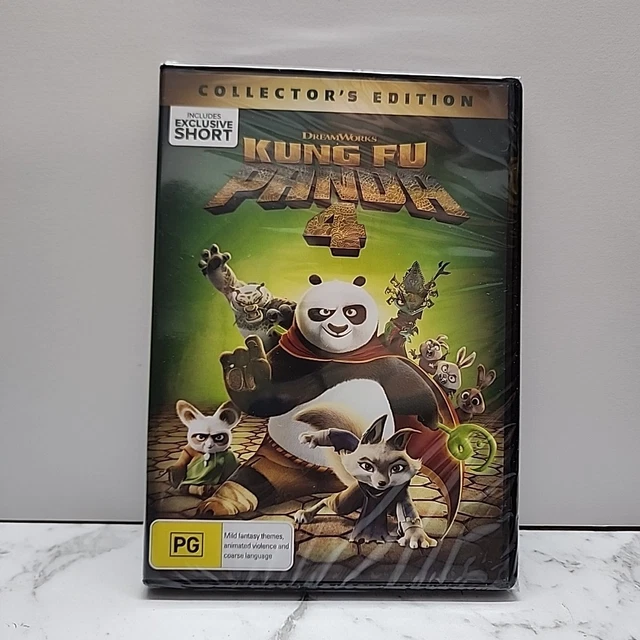 KUNG FU PANDA 4 (DVD, 2024) Collector's Edition Brand New Sealed Region 4 $18.95 - PicClick AU