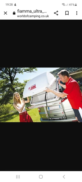 FIAMMA ULTRA BOX 320 Rear Mount Storage Caravan Motorhome Carry Bike £ ...