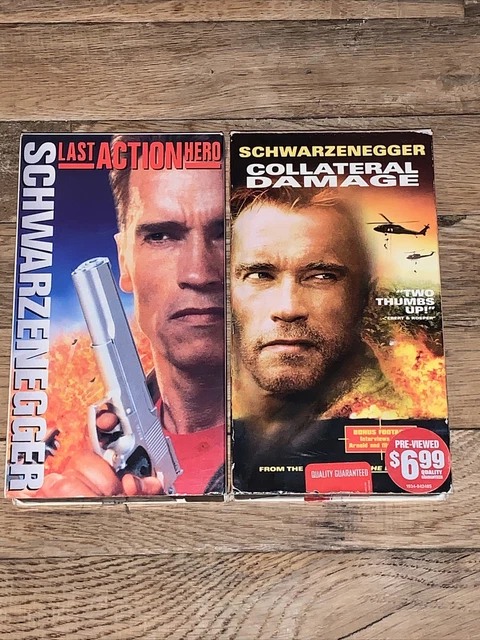 ARNOLD SCHWARZENEGGER ACTION-PACKED Double Feature (VHS) EUR 20,63 ...