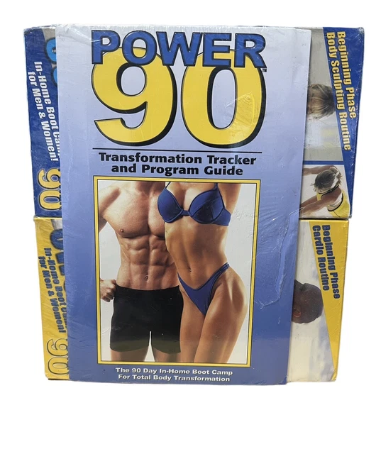 POWER 90 TRANSFORMATION Tracker and Program Guide VHS Set NEW $47.65 - PicClick CA