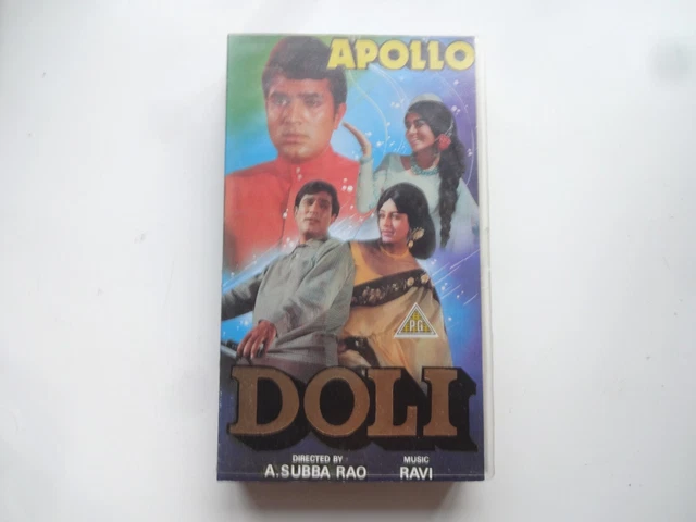 DOLI ~ BOLLYWOOD VHS video tape ~ rajesh khanna, babita, prem chopra ...