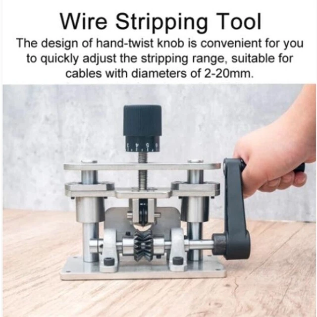 CABLE STRIPPER SCRAP Metal Recycle Tool Set Manual Copper Wire ...