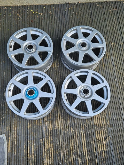 CERCHI IN LEGA TSW EVO 7x15 ET35 4x100PCD 57,1mmcb vw golf mk1 mk2 bmw ...