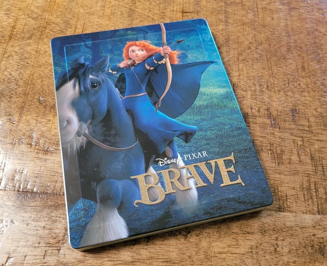 DISNEY PIXAR BRAVE 3D + 2D Blu-ray Steelbook Set OOP Original Limited ...