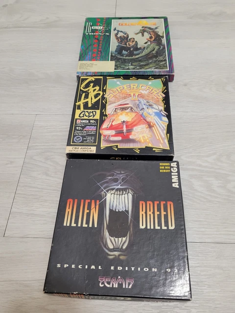 AMIGA ALIEN BREED Special Edition 92 Golden Axe Supercars 2 Bundle ...