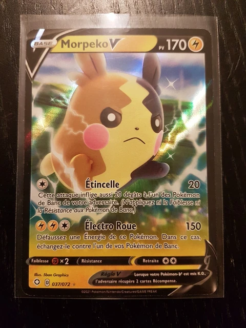 CARTE POKÉMON MORPEKO V 037/072 - Destinées Radieuses FR EUR 1,50 ...