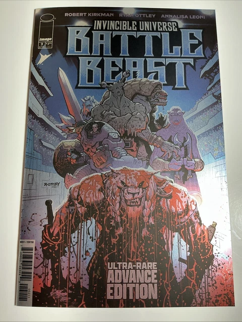 INVINCIBLE UNIVERSE: BATTLE Beast #2 2025 NM Ultra-Rare Advance Edition ...
