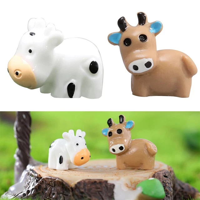 FIGURINES DE VACHE en résine taille compacte pour miniatures paysages en mousse EUR 11,99 ...