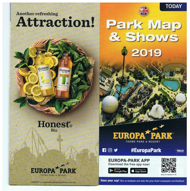 EUROPA PARK PARKPLAN & Shows Frühjahr & Sommer 2019 in Englisch #02 EUR ...