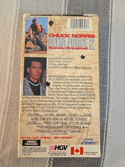 DELTA FORCE 2 (VHS, 1991) Chuck Norris $9.97 - PicClick CA