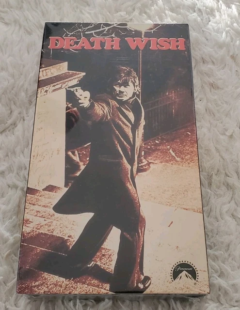 DEATH WISH VHS New/Sealed 1990 Release CHARLES BRONSON Watermarks ...