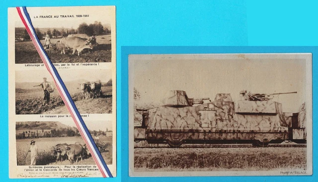 WW2 CARTE DE propagande et train blindé EUR 14,00 - PicClick FR