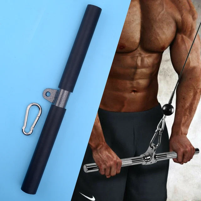 GYM PUSH PULL Down Double Ended Pulling Bar Fitness Muscle Training ...
