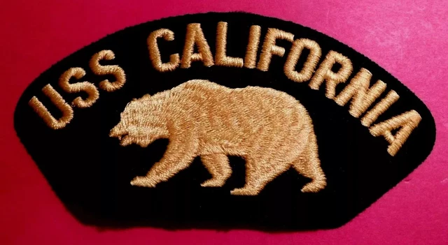 MILITARY USS CALIFORNIA Patch Full Color Insignia Unit US Navy #892 $7. ...