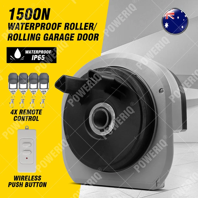 1500N AUTOMATIC ROLLER Garage Door Opener W/ 4 Remote Controls IP65 ...