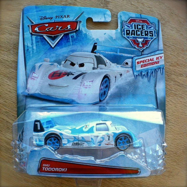 DISNEY PIXAR CARS ICE RACERS SHU TODOROKI #7 diecast SPECIAL ICY ...