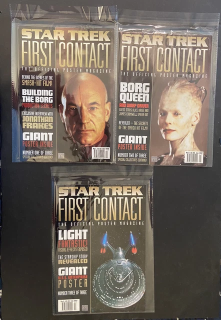 STAR TREK FIRST Contact The Official Poster Magazine (Titan, Complete ...