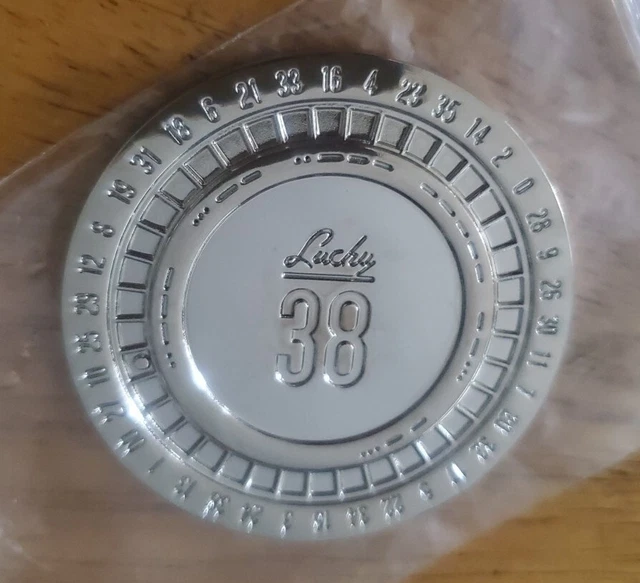 FALLOUT NEW VEGAS Lucky 38 Platinum Chip by Dark Matter Props! Bam