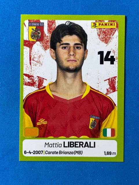FIGURINE CALCIATORI PANINI BKT 2025-26 2026 n. 96 Mattia Liberali ...