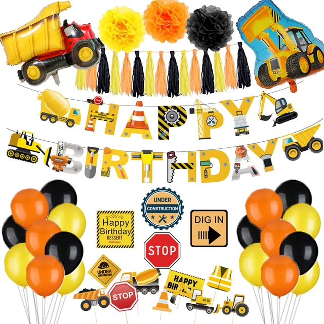 Construction Birthday Party Supplies Construction Party Decorations