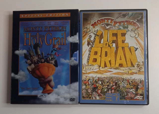 MONTY PYTHON DVD Lot: Monty Phython and The Holy Grail & Life of Brian ...