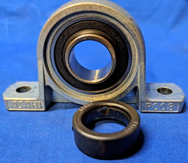 ASAHI PILLOW BLOCK Bearing W/20Mm Collar Id 20Mm Od 45Mm 6Mm Mount ...