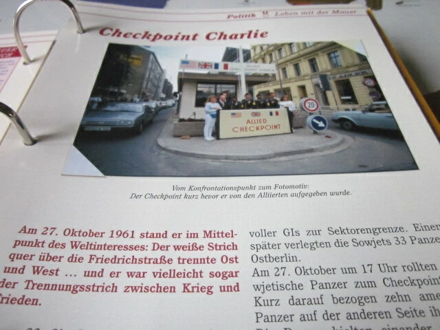 DDR POLITIK LEBEN mit der Mauer Checkpoint Charlie EUR 3,57 - PicClick DE