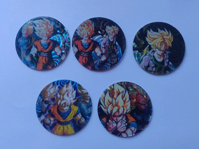 LOT DE 5 Anciens Pogs Dragon ball Z - Collector - Ultra Rare EUR 6,00 ...