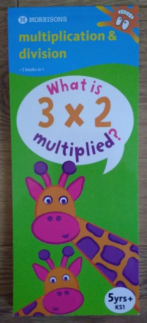 **NEW** 2-IN-1 Multiplication and Division Activity Book for 5yrs+ KS1 ...