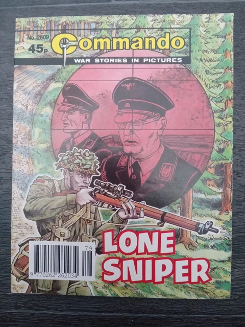COMMANDO COMIC NUMBER 2609 Lone Sniper Military Action Comic. EUR 4,45 ...