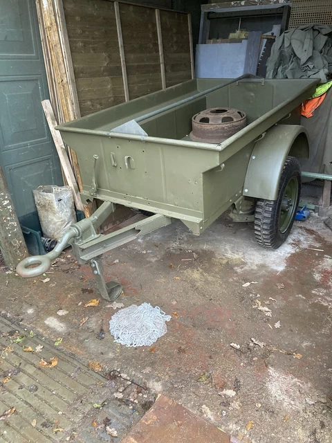 WW2 JEEP TRAILER 1/4 Ton Cargo us army military trailer £1,500.00 ...