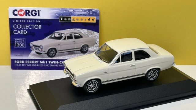 CORGI VANGUARDS VA09532 Escort Mk1 Rs2000 Twin-Cam Ermine Bianco ...