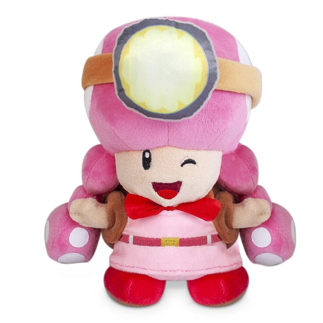 SUPER MARIO BROS Captain Toad Toadette Plush Doll Stuffed Animal Toy ...