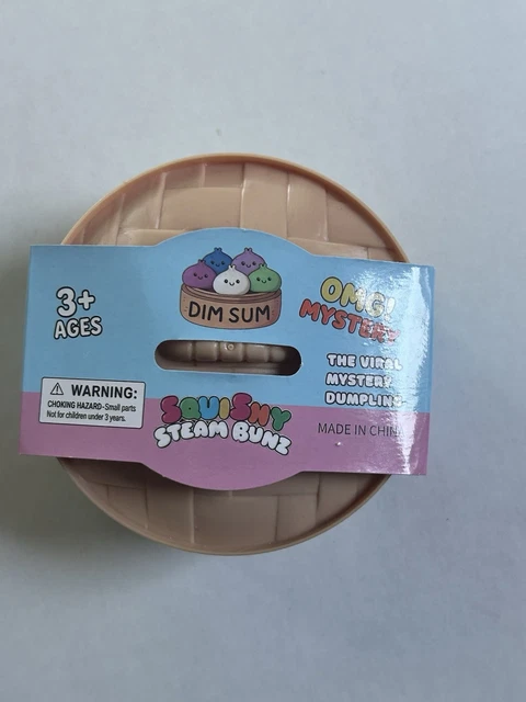 STREAMLINE DIM SUM Mystery Dumpling Squishy Steam Bun Toy, Beige, Ages ...