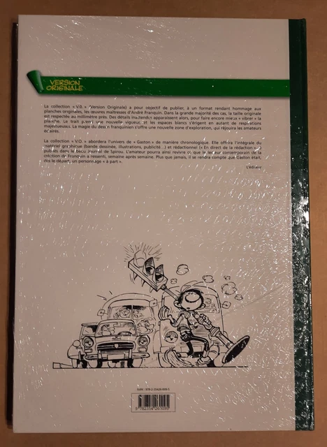 GASTON LAGAFFE INTEGRALE VERSION ORIGINALE VO 1963-64 EO HC 200 ex NEUF ...