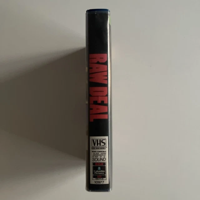 RAW DEAL VHS RCA Columbia Big Box Ex-Rental Video Big Box ...