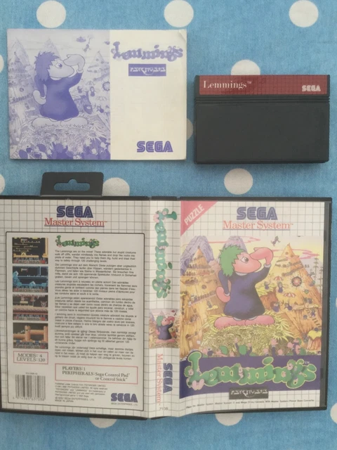 🌟LEMMINGS🌟SEGA MASTER SYSTEM🌟COMPLETE🌟UK Seller🌟Fast Uk🇬🇧Postage🌟 £16. ...