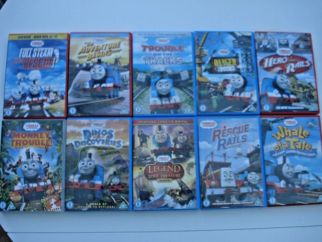 THOMAS TANK ENGINE Trackmaster Friends Dvd X 10 Bundle 6 £10.08 ...