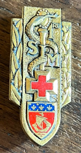 INSIGNE MILITAIRE PUCELLE 1 SIM section d’infirmiers militaires EUR 2 ...