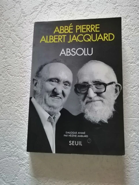 ABSOLU | ABBÉ Pierre Jacquard Albert | Bon état EUR 3,00 - PicClick FR