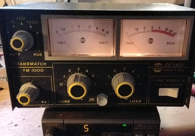 ZETAGI TRANSMATCH TM 1000 SWR /Powermeter Und MATCHER EUR 49,00 ...