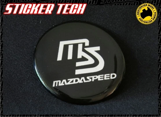MS JDM WHEEL Center Cap Badge Emblem Sticker Decal Suits Mazdaspeed Mx5 ...