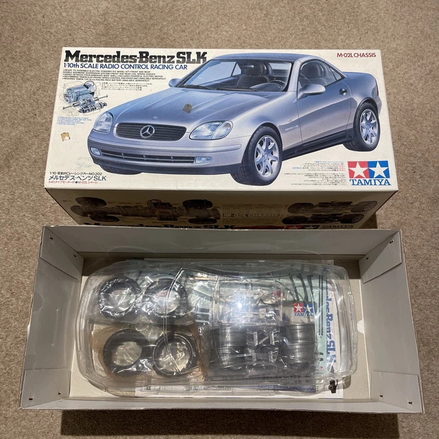 TAMIYA 1/10 RC Mercedes-Benz SLK M02-L Body Set & Wheels NIB 58202 Rare ...
