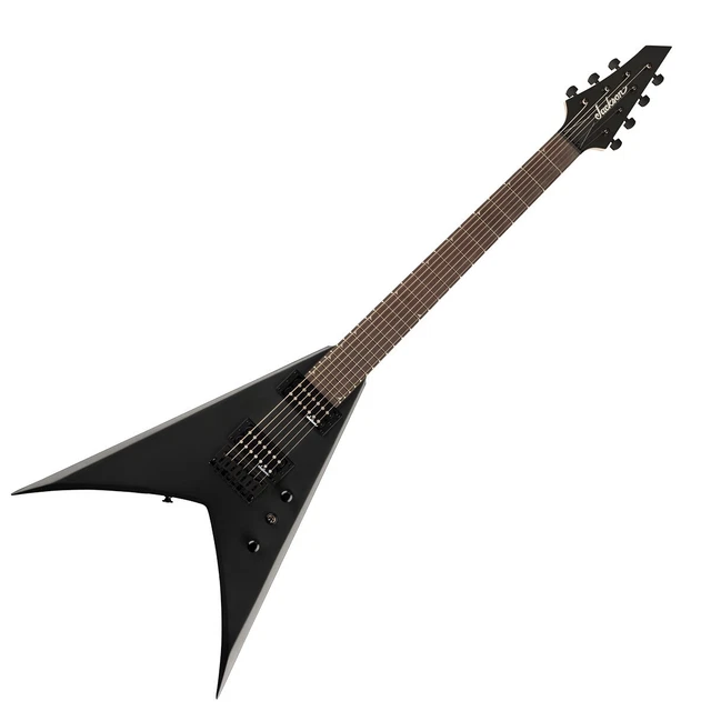 JACKSON JS SERIES King V JS22-7 KV HT Black 7 string electric guitar w ...