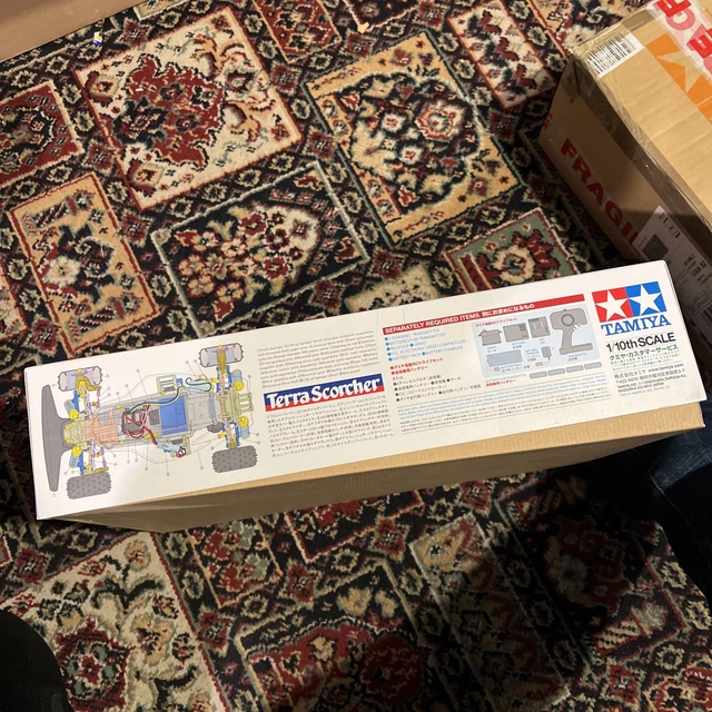 TAMIYA TERRA SCORCHER RC Boxed part built new unfinished 47442 no esc £ ...