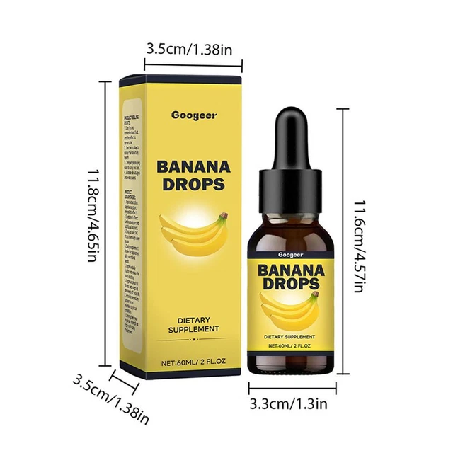NEW BANANA DROPS Supplement Extract Liquid - Burn Drops for Men & Women ...