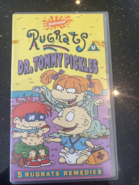 RUGRATS DR. TOMMY Pickles - VHS (1998) Nickelodeon Cartoon Animation £6 ...
